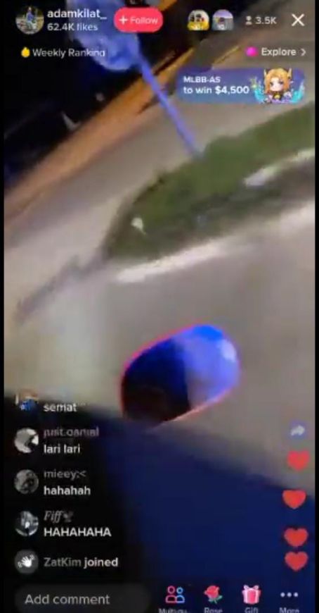 【又刺激又好笑！】Mat rempit开live嘲笑警察无能，下一秒被捕后直接笑不出来！（内附视频） | 88razzi